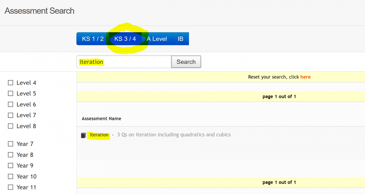 Iteration – new questions – Mathster